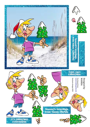 SUNSHINE CHRISTMAS IN THE STATES - CUP1066971_2237 | Craftsuprint