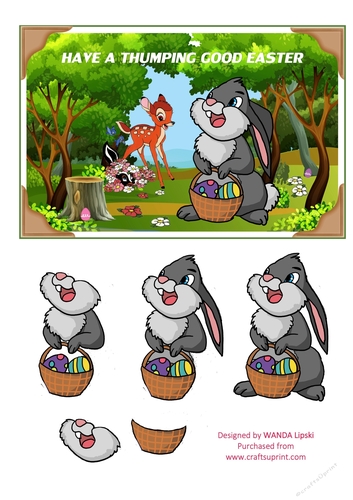 A THUMPING GOOD EASTER WITH BAMBI - CUP1097552_2237 | Craftsuprint