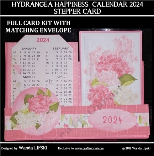 2024 HYDRANGEA HAPPINESS STEPPER CALENDAR KIT - CUP1244463_2237 ...