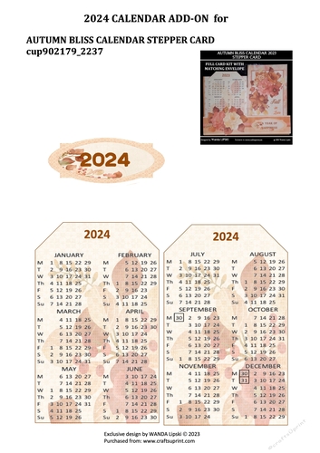 2024 ADD-ON FOR AUTUMN BLISS STEPPER CALENDAR - CUP1245932_2237 ...