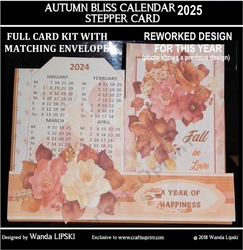 2025 AUTUMN BLISS CALENDAR STEPPER CARD KIT - CUP1342867_2237 ...