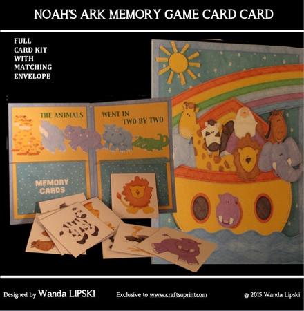 Noah's Ark Memory Game Card - CUP641180_2237 | Craftsuprint