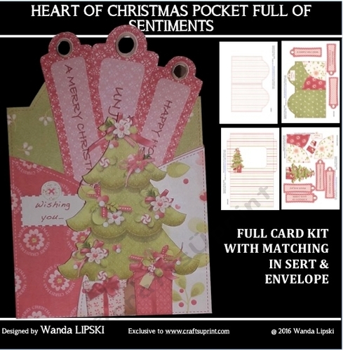 HEART OF CHRISTMAS POCKET FULL OF WISHES CARD - CUP726596_2237 ...