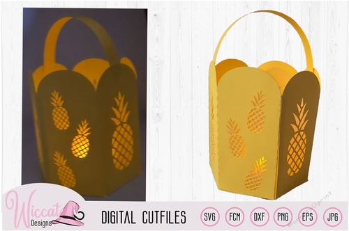 Pineapple lantern svg, Pineapple Lantern DIY for Stunning Evening ...