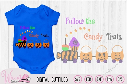 Halloween candy train digital cut file - CUP993899_81588 | Craftsuprint