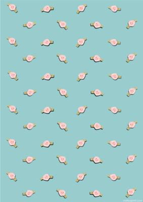 Ribbon Rose Backing Paper Blue - CUP669702_571 | Craftsuprint