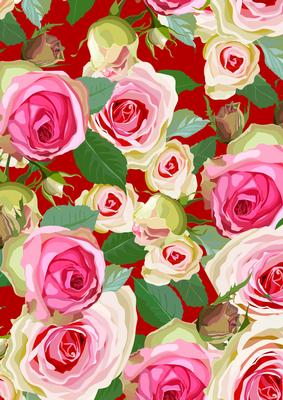 Rose Backing Background Paper Red - CUP671868_571 | Craftsuprint