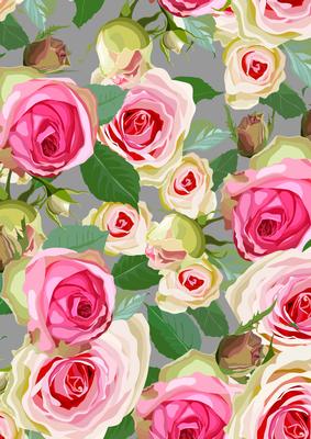 Rose Backing Background Paper Silver - CUP671870_571 | Craftsuprint