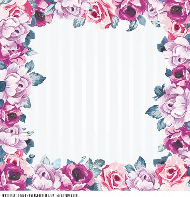 Blank Rose Card Front - CUP674403_571 | Craftsuprint