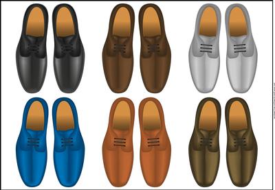 Masculine Fashion Shoes Card Front / Topper - CUP680673_571 | Craftsuprint