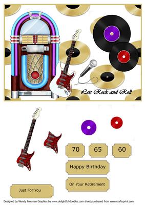 Lets Rock and Roll - CUP423964_1875 | Craftsuprint