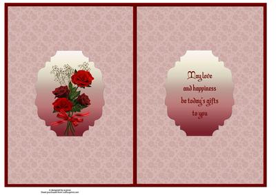 Rose Insert with Verse - CUP172372_758 | Craftsuprint