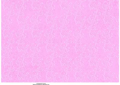 Pretty Pink Floral Backing Paper - CUP196378_758 | Craftsuprint