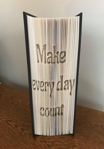 Make every day count Cut & Fold Book Folding Pattern - CUP875227_85731 ...