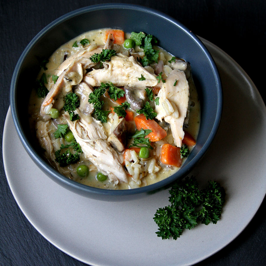 Chicken Mushroom and Wild Rice Stew – A Cup of Sugar … A Pinch of Salt