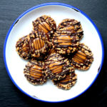 Salted Caramel Hazelnut Croquant Thumbprint Cookies – A Cup of Sugar ...