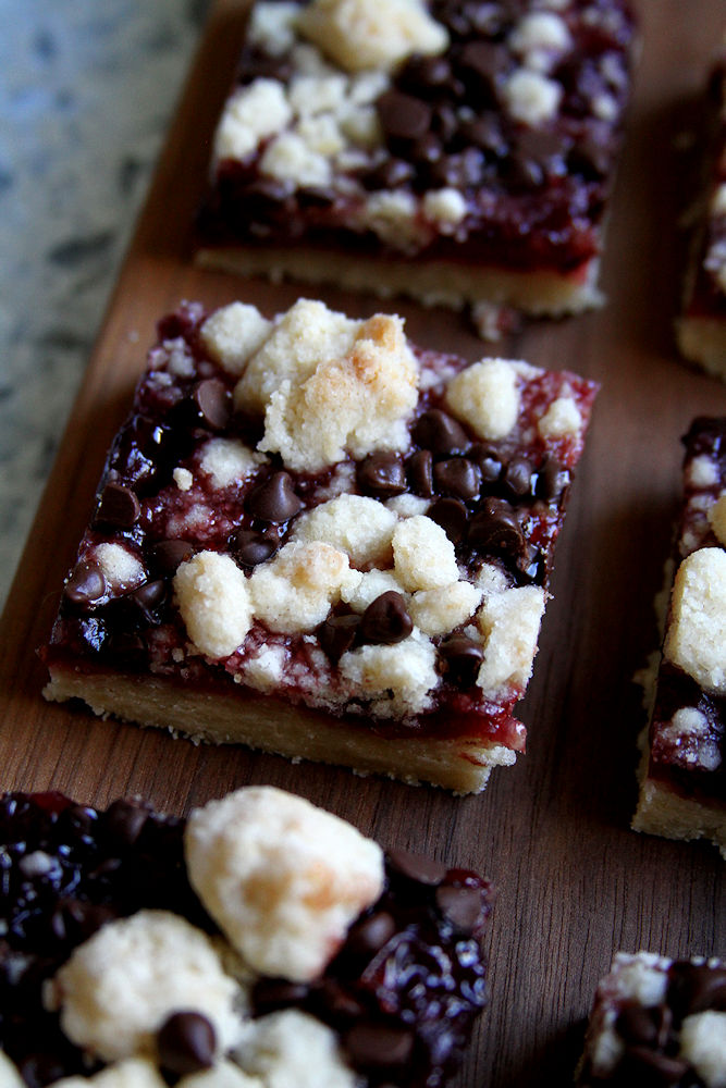 Tart Cherry Dark Chocolate Crumble Bars – A Cup of Sugar … A Pinch of Salt