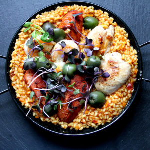 Chicken Chorizo and Shrimp Paella – A Cup of Sugar … A Pinch of Salt