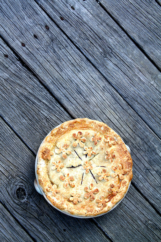 Traditional Deep-Dish Double-Crust Blueberry Pie – A Cup of Sugar … A ...