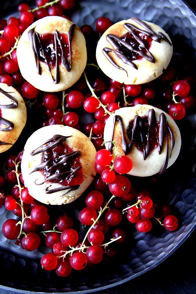 Red Currant Dark Chocolate Thumbprint Cookies – A Cup of Sugar … A ...