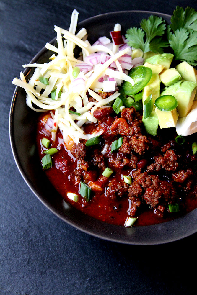 Three Bean and Beef Chili – A Cup of Sugar … A Pinch of Salt