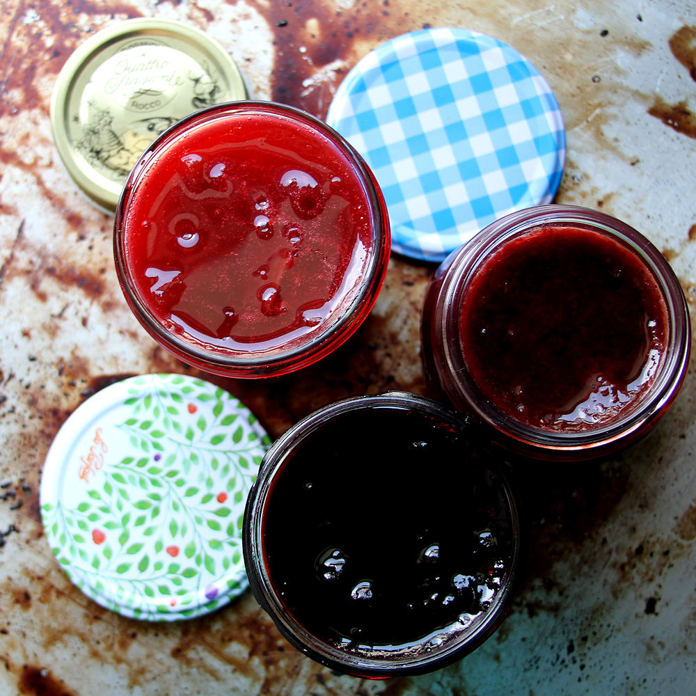 Very Berry Jam Trio: Black Current + Port Wine, Cran-Strawberry and ...