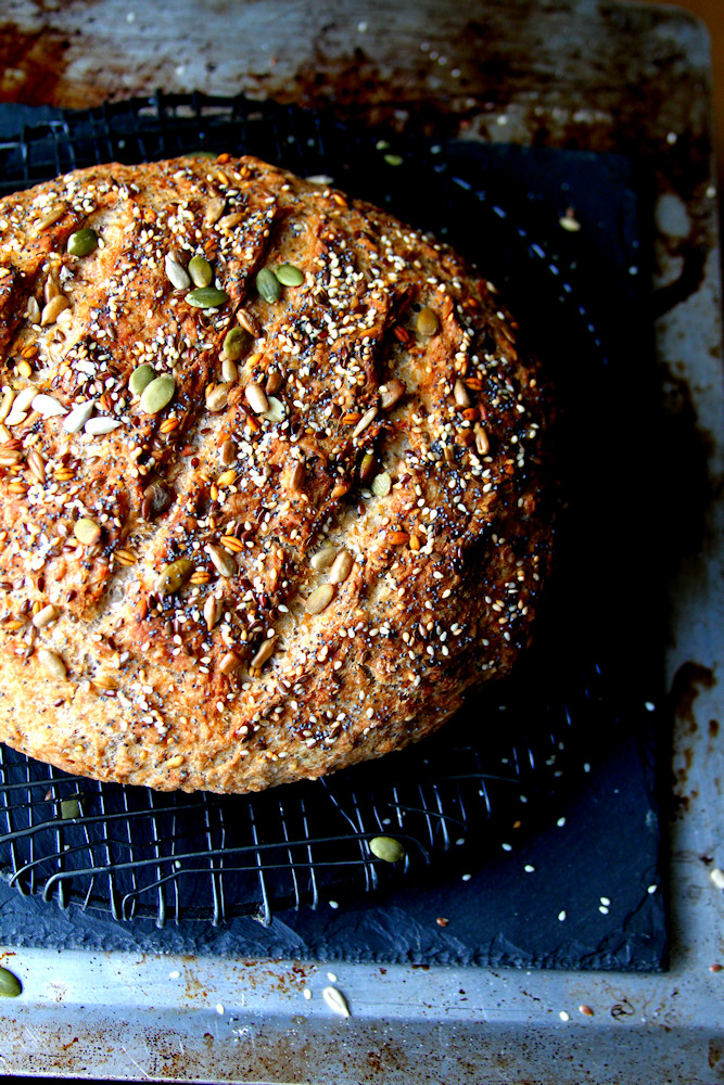 No-Knead Harvest Grains Super-Seed Bread – A Cup of Sugar … A Pinch of Salt