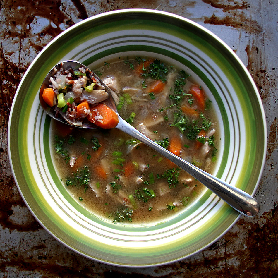 Souper Simple Chicken and Himalayan Red Rice Soup – A Cup of Sugar … A ...