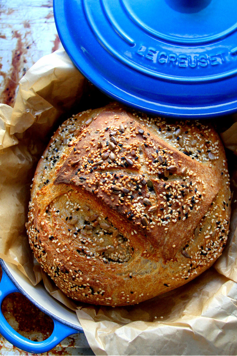 Toasted Sesame and Sunflower Seed Sourdough Bread – A Cup of Sugar … A ...