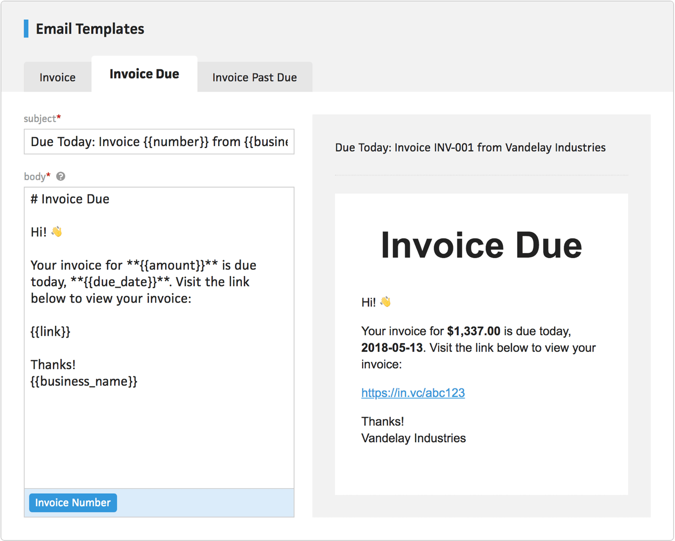 Client Invoice Reminders Cushion