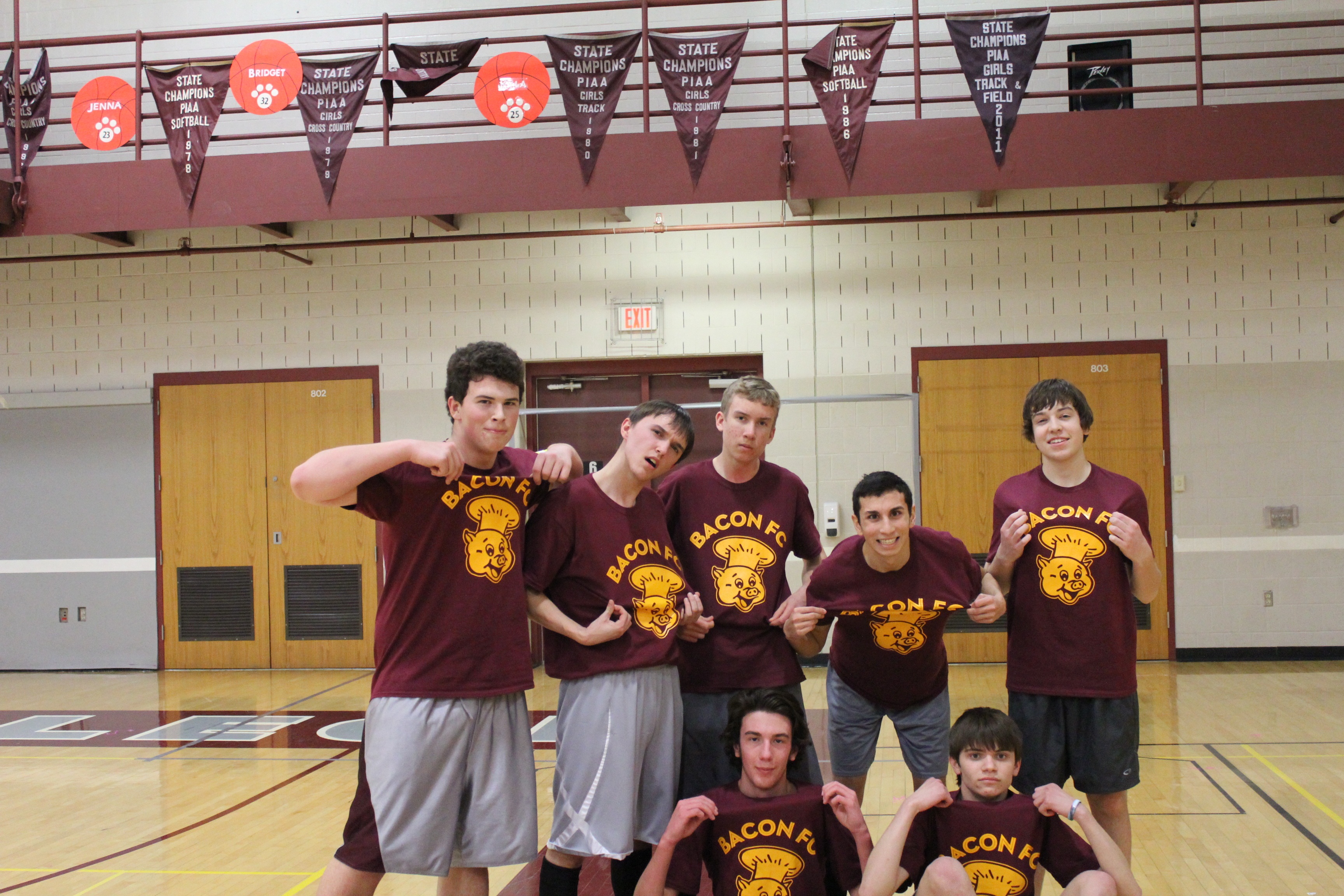 Custom T-Shirts for Bacon Fc Team Portrait - Shirt Design Ideas