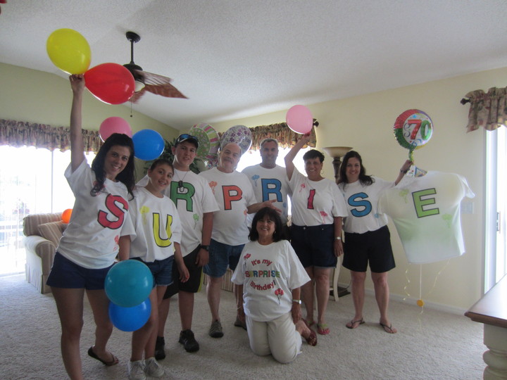 Custom T-Shirts for Surprise Birthday - Shirt Design Ideas