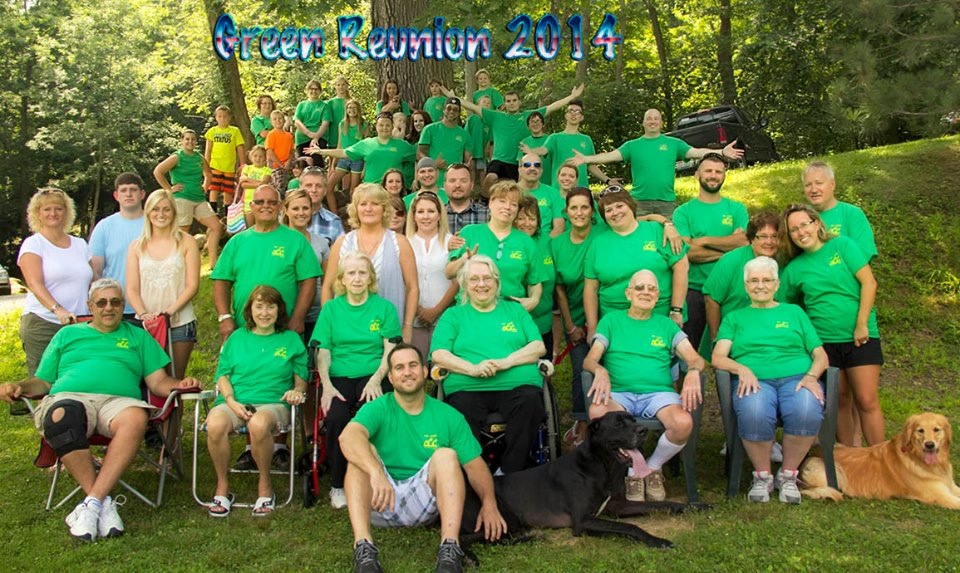 Custom T-Shirts for Green Family Reunion - Shirt Design Ideas