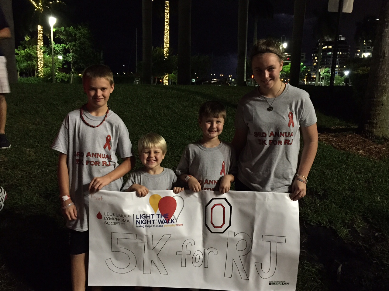 Custom T-Shirts for 5 K For Rj Light The Night Walk - Shirt Design Ideas