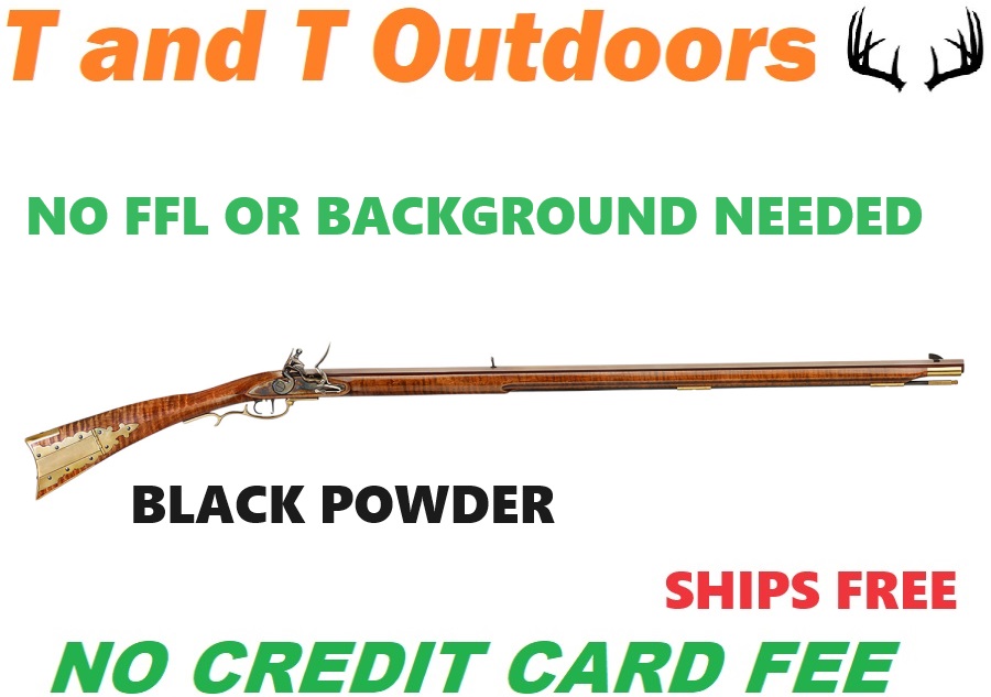 Taylors And Company Frontier 210012 Maple Flintlock 50c 39in - Black ...