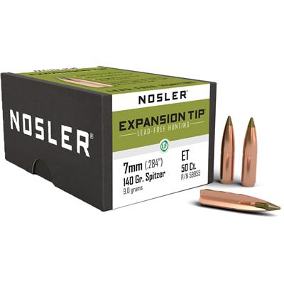 Nosler Expansion Tip Bullet 7mm. 140 Gr. Spitzer Point 50 Pk. - Other ...