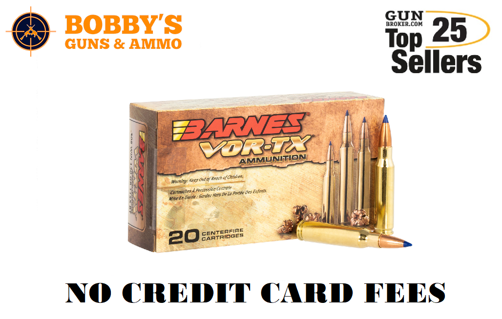 Barnes Bullets 21541 VOR-TX Rifle 308 Win 168 gr Tipped TSX Boat-Tail ...