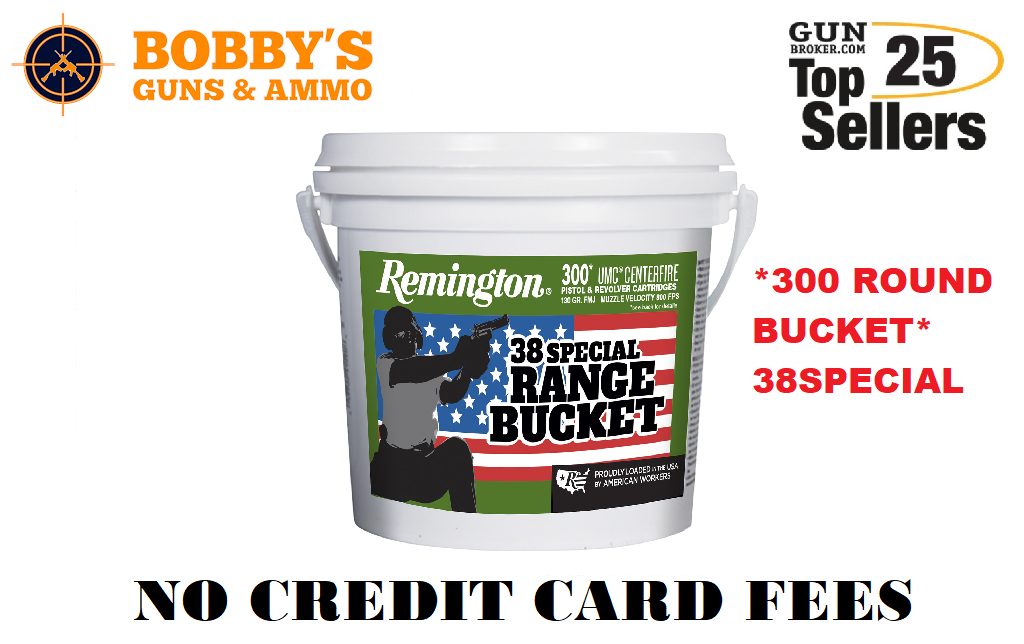 Remington Ammunition 23669 UMC Range Bucket 38 Sp. 130 gr "300 Round ...