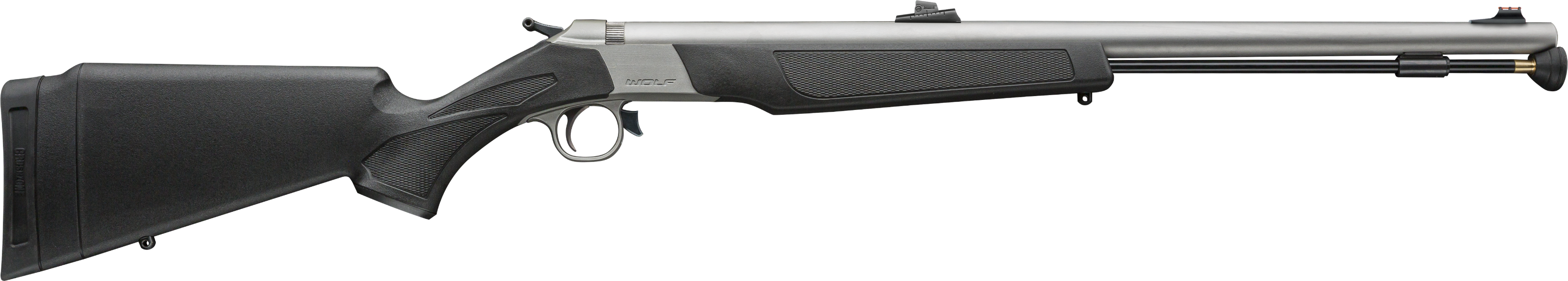 CVA PR2117S Wolf V2 50 Cal 209 Primer 24" Matte Stainless - Black ...