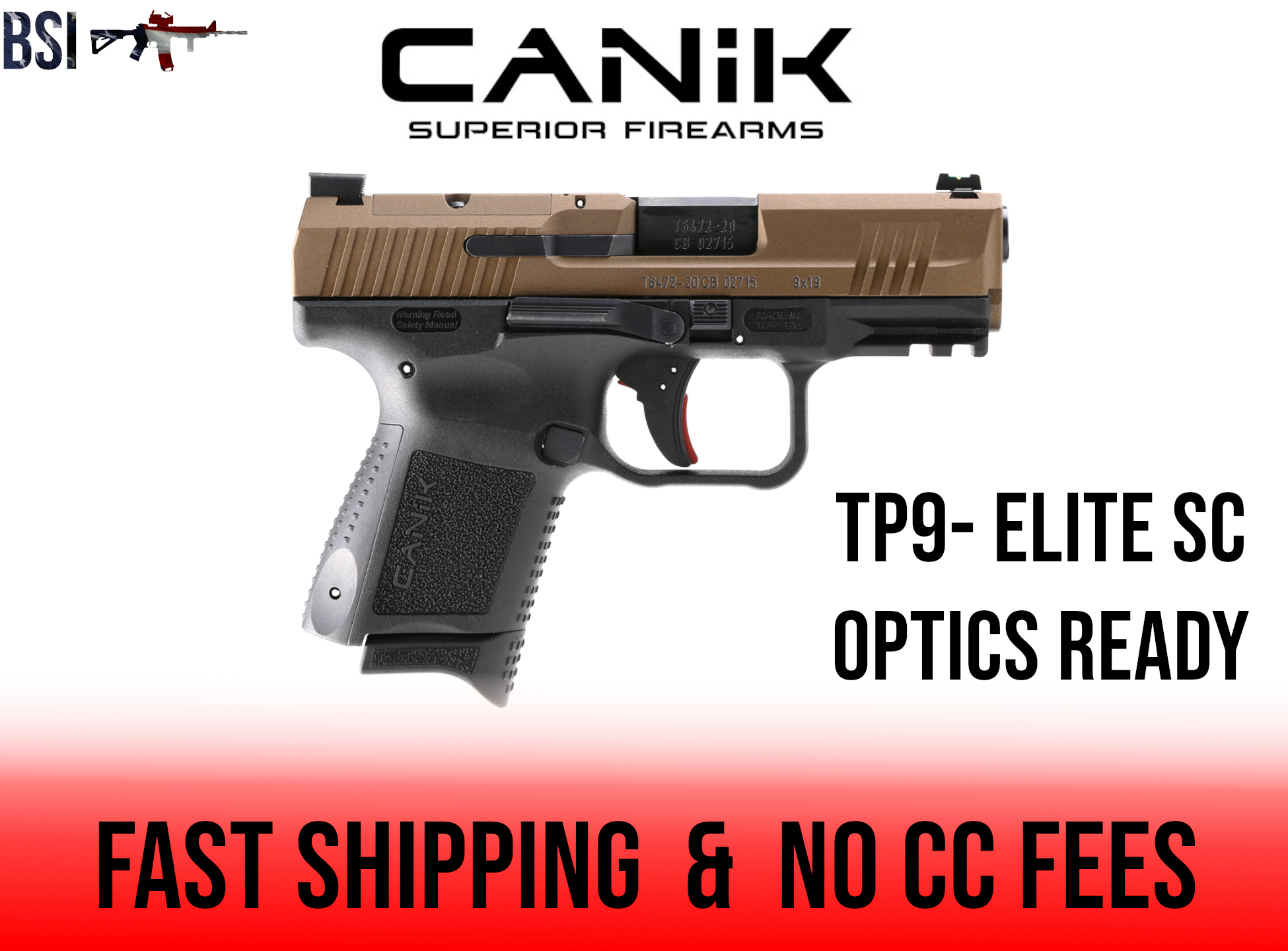 CANIK TP9 Elite SC TP9-Elite-SC - Semi Auto Pistols at GunBroker.com ...