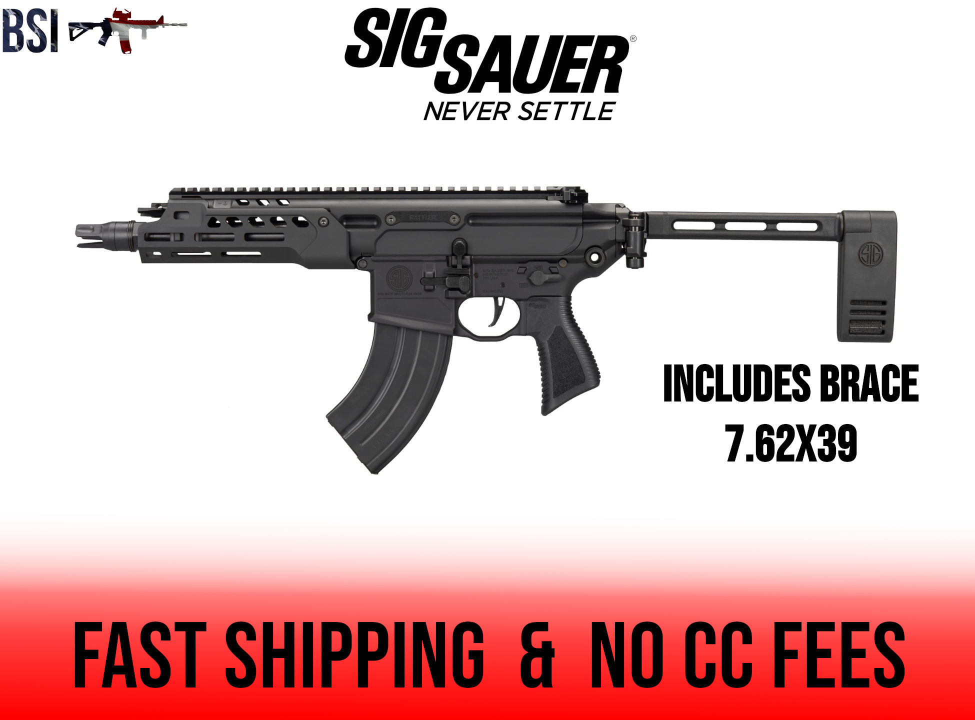 Sig MCX Rattler LT 7.62x39 MCX-Rattler - Semi Auto Pistols at GunBroker ...