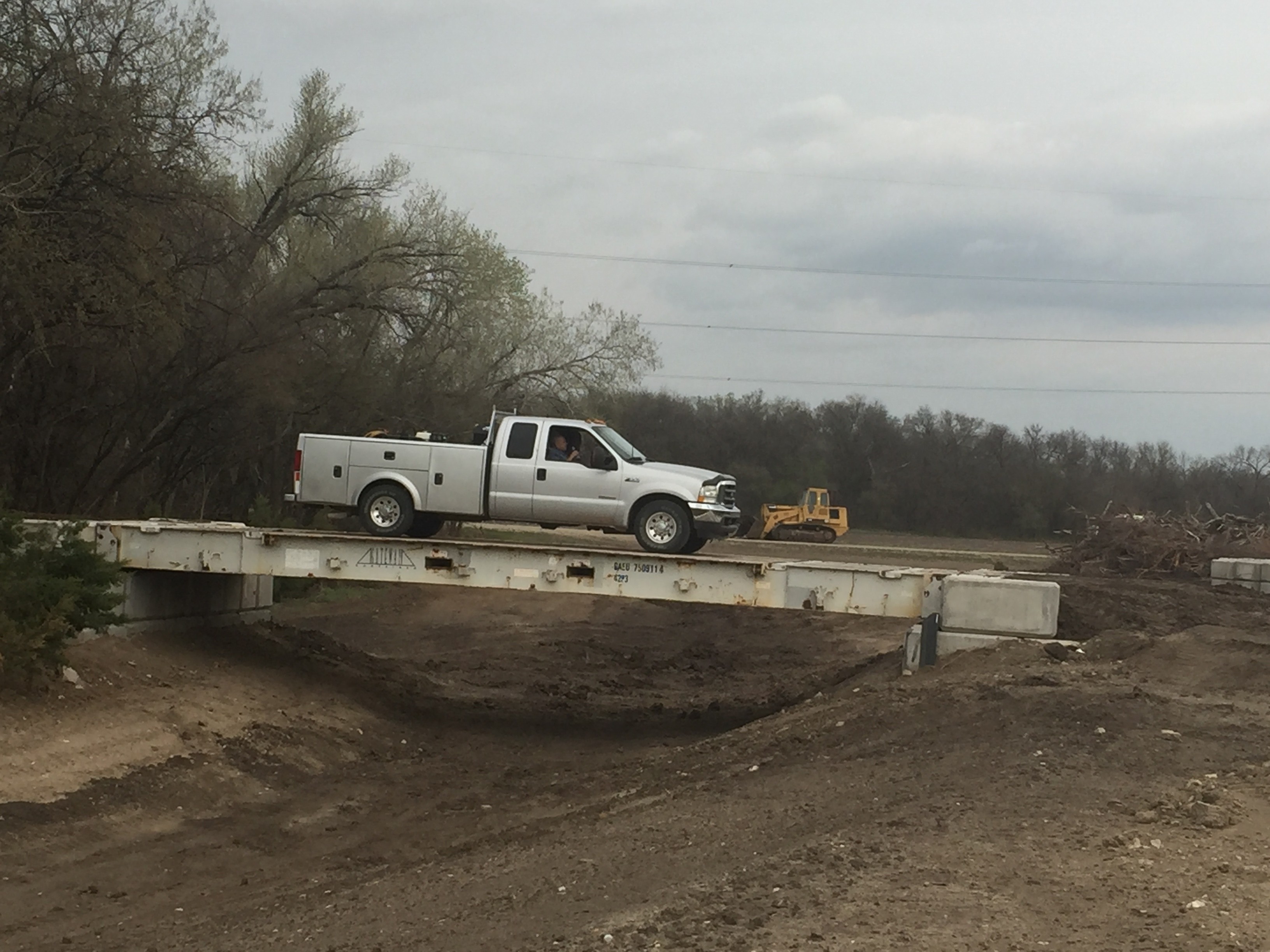 Used, Other, 40' Flat Rack Bridge Conversion, Truck Trailers