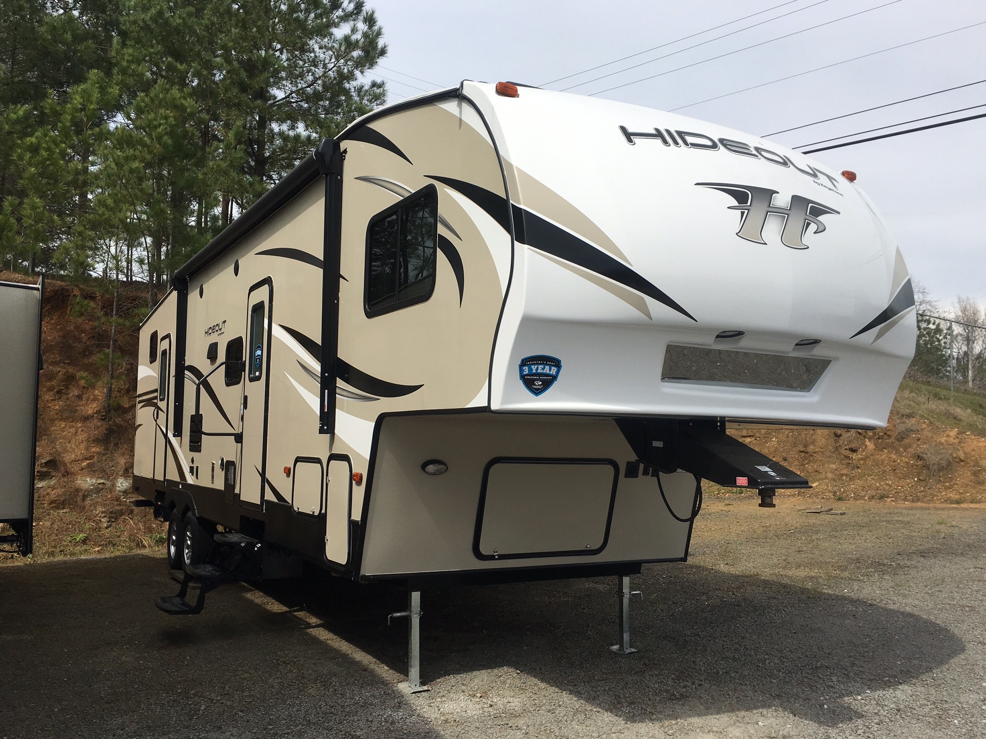 New, 2019, Keystone, Hideout 308BHDS, Fifth Wheels