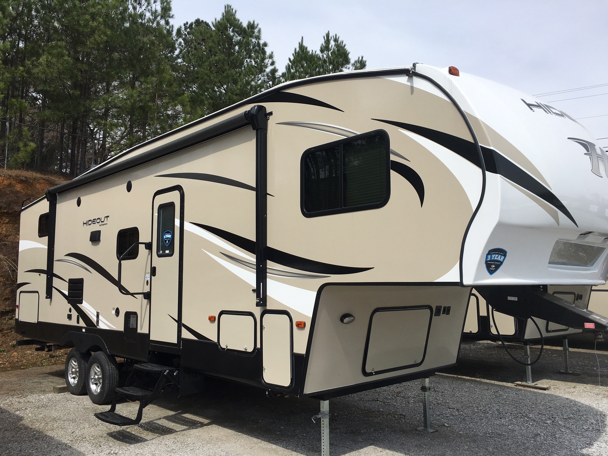 New, 2018, Keystone, Hideout 281DBS, Fifth Wheels