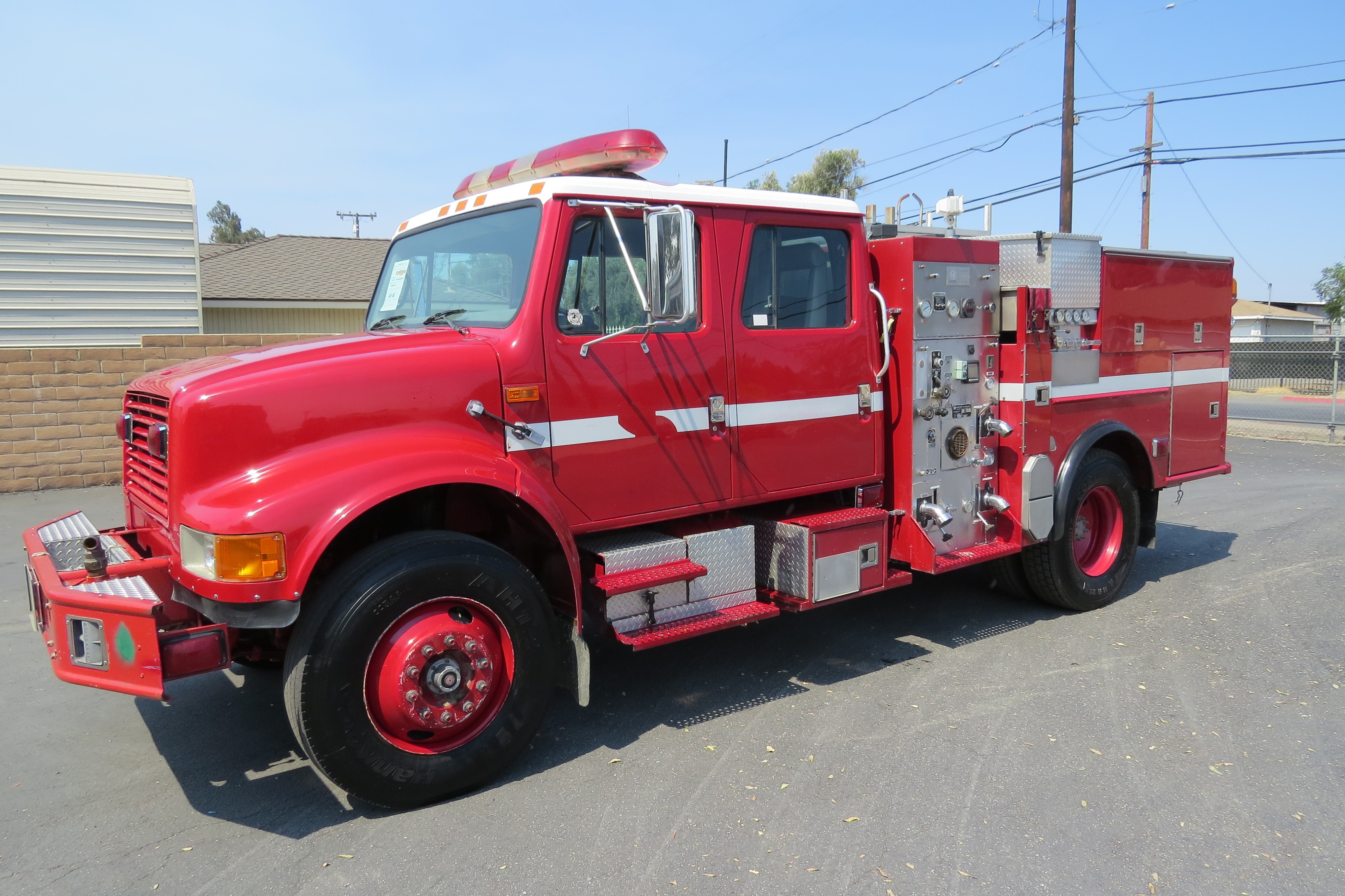 Used 2000 International 4900 Crew Cab Type 3 Fire Engine In Fontana CA used-2000-international-4900-crew-cab-type-3-fire-engine-in-fontana-ca