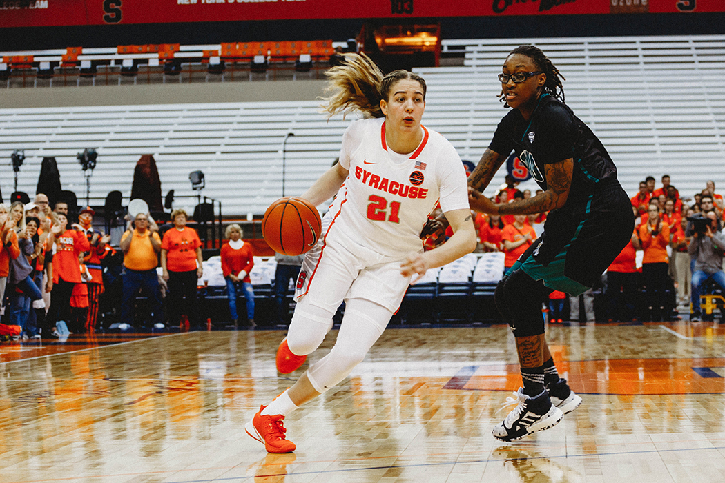 Emily Engstler has grown into a star for SU after turbulent freshman year