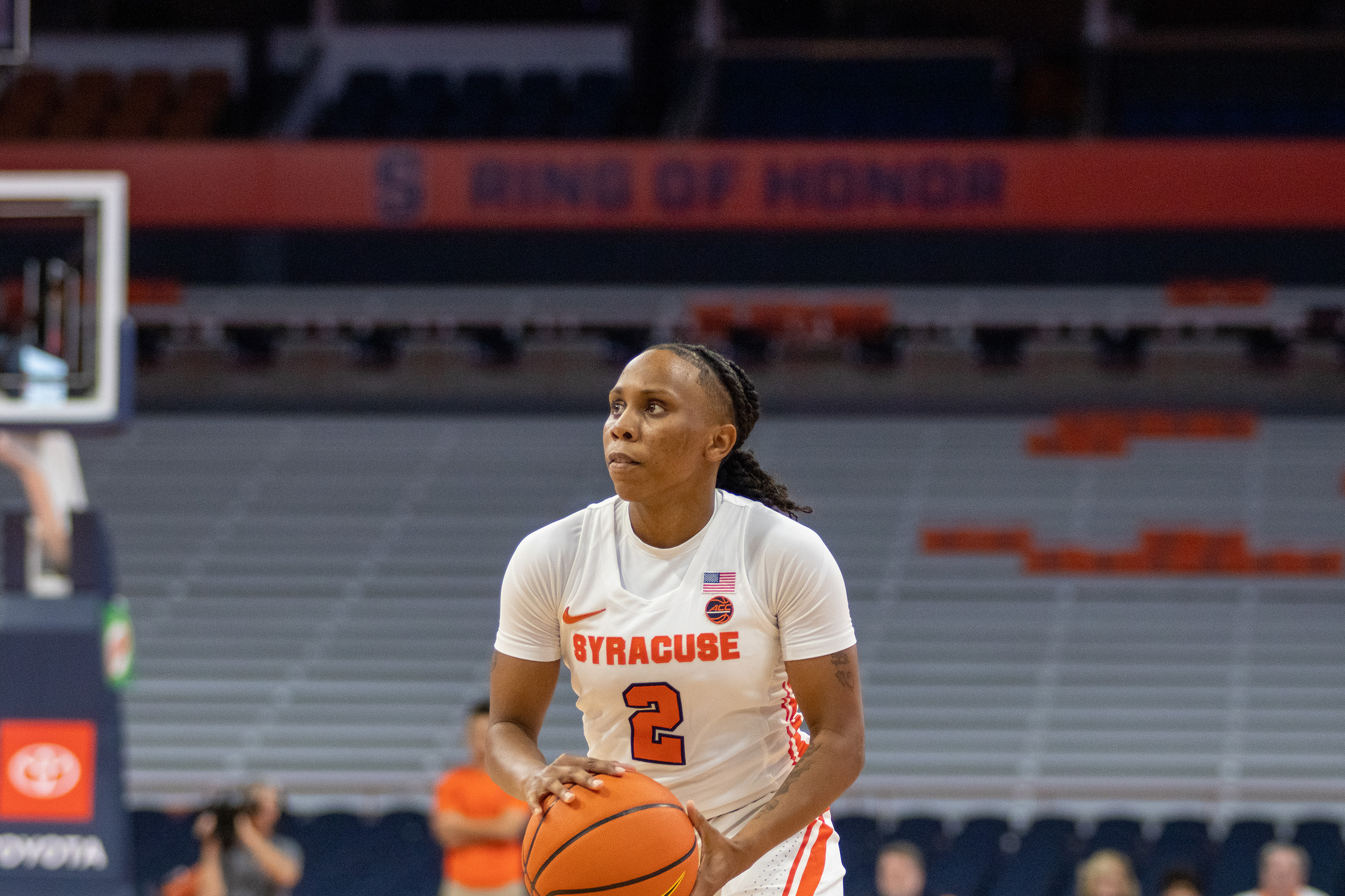 'AUDIBLE BUTTON': Dyaisha Fair comes to Syracuse as confident, flexible ...