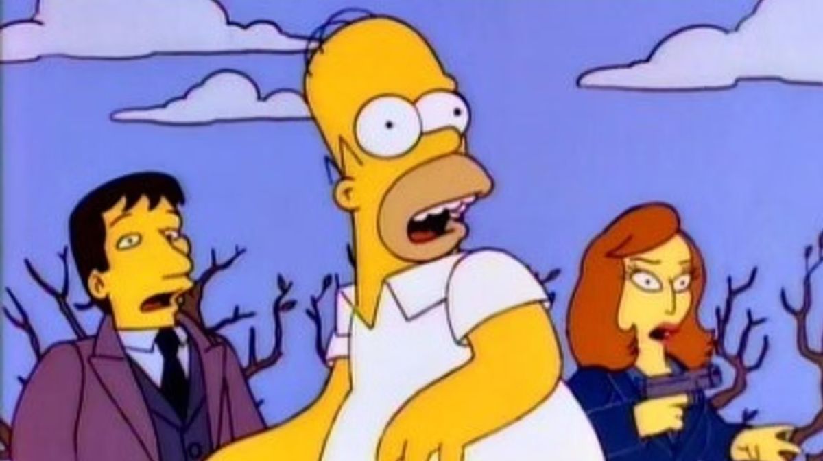 Crossover entre Los Simpson y The X-Files