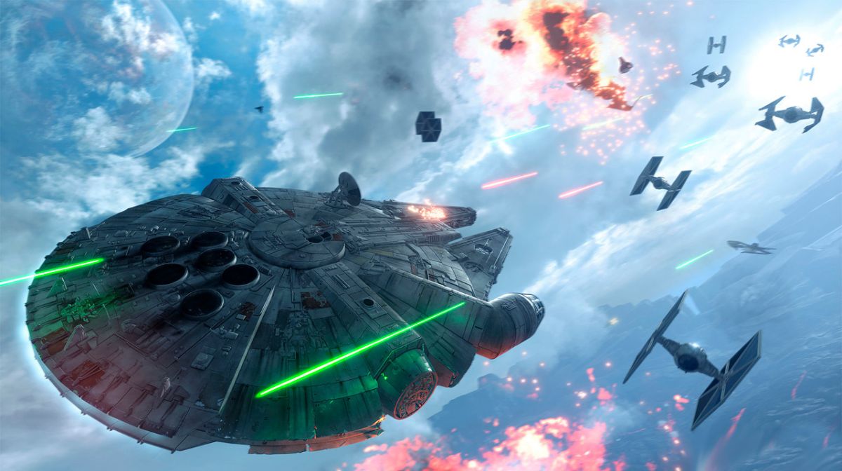 Halcón Milenario: primera versión de la nave de Han Solo