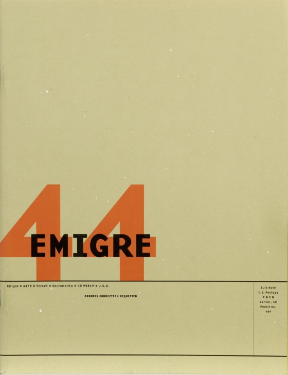 Emigre 44: Design As Content | Denver Art Museum